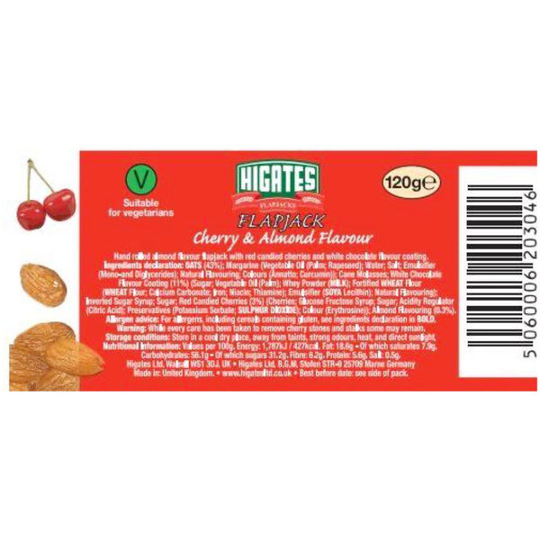 FLAPJACKS 120G IND 30 Cherry & Almond – Capital Drinks